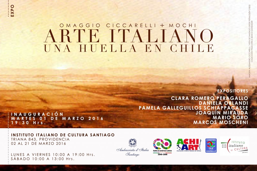 EXPOSICIÓN “ARTE ITALIANO, UNA HUELLA EN CHILE” IIC Santiago | comites.cl